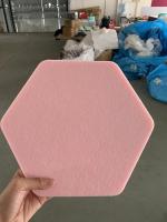 China Pink color acoustic wall panel adhesive backing soundproofing panels for wholesale for sale