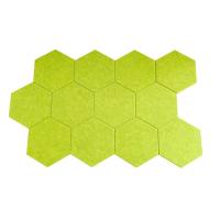 China Amazon hot sale fanned 12mm PET sound absorbing decorative panels hoom wall panels for sale