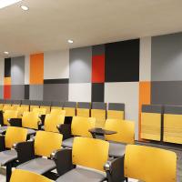 China Fire Retardant Sound Insulation PET Acoustic Panels 15mm Thickness for sale