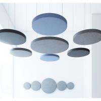 China Round Hanging Acoustic Sound Proofing Ceiling Panels 8mm - 25mm for sale