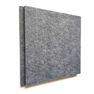 China Gray Acoustic Absorption Panel 100% Polyester Fiber for sale