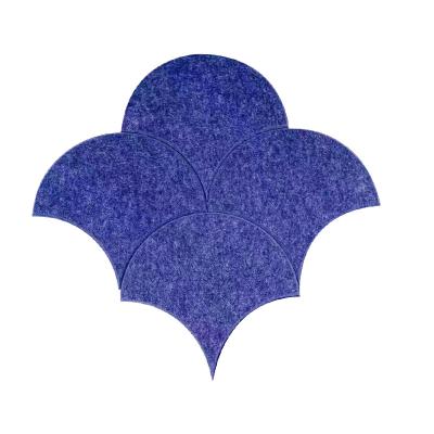 China 25mm Acoustic Sound Insulation Panels PET Decorative for sale