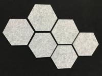 China Standard Thickness PET Felt Acoustic Fiber Panels Customized Shape for sale