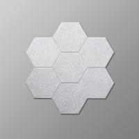 China Standard Thickness PET Felt Acoustic Fiber Panels Customized Shape for sale