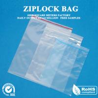 China Custom Thickness Grip Seal Ziplock Bags Eco Friendly Reusable Food Snack Storage Moisture Resistant Packaging for sale
