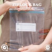 China Food Grade Eco Friendly Reusable Grip Seal Ziplock Bags Custom Thickened Wholesale Storage Packaging Solutions for sale