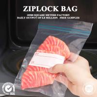 China Food Grade Eco Friendly Reusable Grip Seal Ziplock Bags Custom Thickened Wholesale Storage Packaging Solutions for sale
