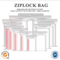 China Reusable Moisture Proof Ziplock Grip Seal Pouches Custom Thickness Eco‑Friendly Durable for Retail & Household Use for sale