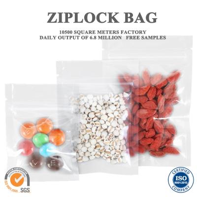 China Wholesale Durable Reusable Grip Seal Ziplock Bags Sustainable Moisture Resistant for Cosmetics Small Parts & Snack Packaging for sale