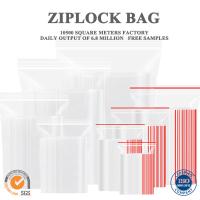 China Custom Thickness Moisture Proof Ziplock Pouches Eco‑Friendly Grip Seal Reusable for Pantry Camping and Industrial Storage for sale