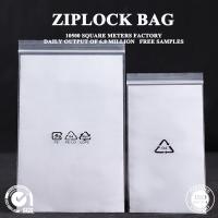 China Multi‑Use Heavy‑Duty Ziplock Grip Seal Bags Sustainable Custom Thickness Reusable Moisture Resistant for Home & Business for sale