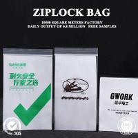 China Multi‑Use Heavy‑Duty Ziplock Grip Seal Bags Sustainable Custom Thickness Reusable Moisture Resistant for Home & Business for sale