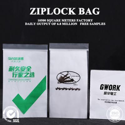 China Multi‑Use Heavy‑Duty Ziplock Grip Seal Bags Sustainable Custom Thickness Reusable Moisture Resistant for Home & Business for sale