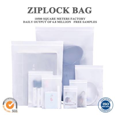 China Durable Eco‑Conscious Reusable Ziplock Grip Seal Pouches Custom Thickness for Camping Gear Dry Goods and Kitchen Storage for sale