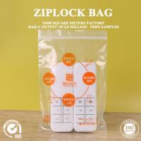 China Industrial Grade Custom Grip Seal Ziplock Bags Eco‑Friendly Reusable Airtight Moisture Resistant for Bulk Dry Goods Storage for sale