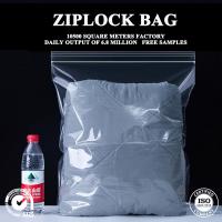 China Bulk Wholesale Heavy‑Duty Reusable Ziplock Pouches Custom Grip Seal Eco‑Friendly Moisture Resistant Commercial Storage for sale