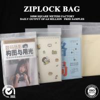 China Custom Thickness Sustainable Grip Seal Ziplock Pouches Reusable Airtight Moisture Resistant for Food Preservation & Craft Storage for sale