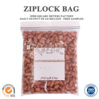 China Safe Sustainable Durable Ziplock Bags Custom Printed Zip Bags for sale