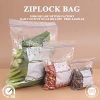 China Safe Sustainable Durable Ziplock Bags Custom Printed Zip Bags for sale