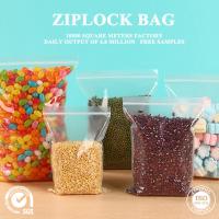 China Customized Resealable Ziplock Bags Leakproof Heavy Duty Ziplock For Kitchen Storage for sale