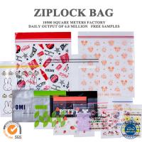 China Eco‑Friendly Bulk Reusable Grip Seal Ziplock Bags Custom Thickness Moisture Barrier for Condiments Dried Fruits & Home Organization for sale