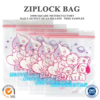 China Portable Zip Lock Bag Plastic Reusable Storage Pouches Moisture Resistant For Travel for sale
