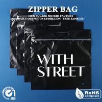 China Custom Thickness Eco‑Friendly Zipper Slider Bags Reusable Moisture Resistant for Garment Packaging & Apparel Storage for sale