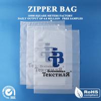 China Custom Thickness Eco‑Friendly Zipper Slider Bags Reusable Moisture Resistant for Garment Packaging & Apparel Storage for sale