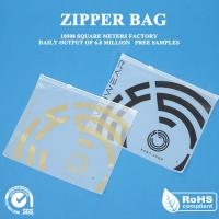 China High Toughness Plastic Clothing Packaging Bags Eco Conscious Zipper Slider Storage Bags for sale