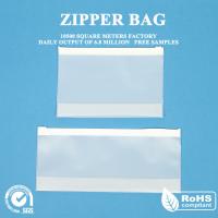 China Sustainable Custom Slider Zipper Pouches Reusable for Craft Materials DIY Supplies Beads & Handmade Ornament Packaging for sale