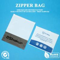 China Heavy‑Duty Slider Zipper Pouches Custom Thickness Sustainable for Building Fasteners Screws Nuts & Construction Hardware for sale