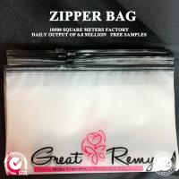 China Custom Thickness Zipper Slider Bags Eco‑Friendly Reusable for Art Craft Tools Paint Brushes & Artist Supply Storage for sale