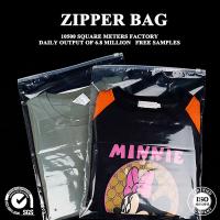 China Reusable Slider Zipper Storage Bags High Durability For Clothing for sale