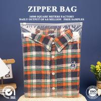 China Zero Waste Plastic Clothing Packaging Bags High Clarity Dust Proof for sale