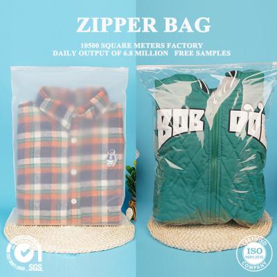 China Zero Waste Plastic Clothing Packaging Bags High Clarity Dust Proof for sale