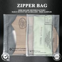 China Premium Zero‑Waste Zipper Slider Bags for Hair Styling Tools Clips Barrettes & Salon Beauty Accessory Packaging for sale