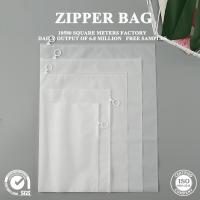 China Custom Eco‑Friendly Zipper Slider Bags Reusable Moisture Resistant for 3C Accessories Chargers Adapters & Cable Organizer Storage for sale