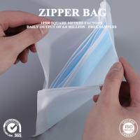 China Custom Eco‑Friendly Zipper Slider Bags Reusable Moisture Resistant for 3C Accessories Chargers Adapters & Cable Organizer Storage for sale