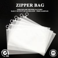 China Heavy‑Duty Slider Zipper Pouches Custom Thickness for Glass Hardware Connectors Clamps & Precision Fittings Packaging for sale