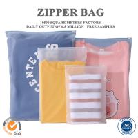 China Multi Use Reusable Plastic Zipper Pouch Plastic Bags With Zipper Slider for sale