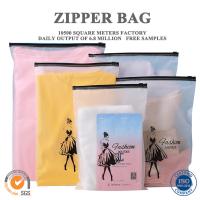 China Multi Use Reusable Plastic Zipper Pouch Plastic Bags With Zipper Slider for sale