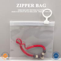 China Custom Thickened Clear Zipper Pouch High Capacity Slider Plastic Zipper Pouch for sale