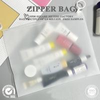 China Custom Thickened Clear Zipper Pouch High Capacity Slider Plastic Zipper Pouch for sale