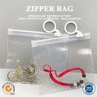 China Custom Thickened Clear Zipper Pouch High Capacity Slider Plastic Zipper Pouch for sale