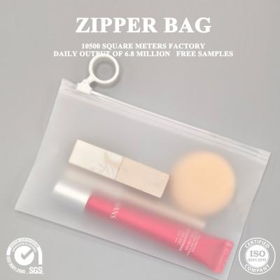 China Eco Friendly Slider Zipper Bag Sustainable For Hair Styling Accessories for sale