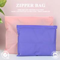 China Moisture Proof Custom Frosted Slider Zip Bags Heavy Duty Slider Zip Bags for sale