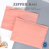 China Versatile Slider Zipper Bag Reusable For Garment Labels Hang Tags Clothing Accessories for sale