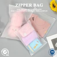 China Versatile Slider Zipper Bag Reusable For Garment Labels Hang Tags Clothing Accessories for sale
