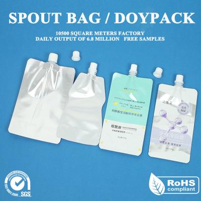 China Eco Friendly Spout Pouch Doypack Laminated Bag Pouch Tear Resistant for Tea Leaves Coffee Beans and Loose Leaf Drinks Airtight Packing for sale
