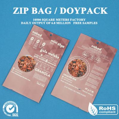 China Reusable Airtight Doypack Laminated Pouch Custom Size and Logo for Seasonings Spices and Condiments Kitchen Food Organization for sale